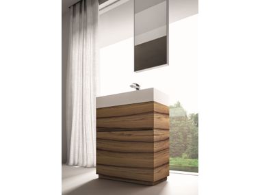 SOFFITTO Double-sided stainless steel bathroom mirror By Ideagroup