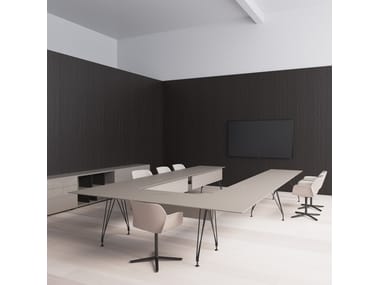 A1 MEETING Mesa de reunión rectangular By BK Contract