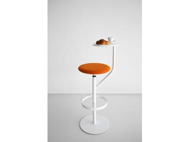 AARON Stool with integrated table By Lapalma | design Pio & Tito Toso
