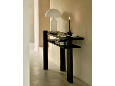 ABSTRACT Rectangular teak console table By Ethnicraft | design Alain ...