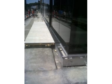 Elemento e canale di drenaggio in acciaio inox ACO BOX By ACO PASSAVANT