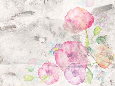 Washable vinyl wallpaper ACQUERELLO FIORI Nature Collection By Carta da ...