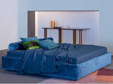 ADA Double bed with upholstered headboard By Twils