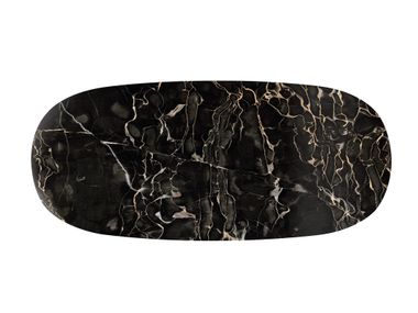 AGO Oval marble table By Giorgetti | design Carlo Colombo