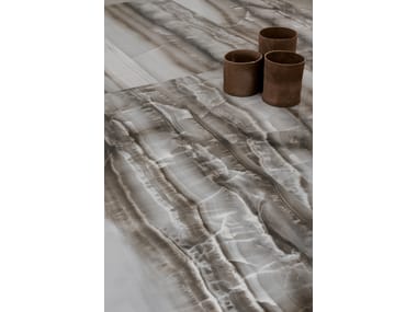 Porcelain stoneware wall/floor tiles with marble effect AKOYA OCEAN ...