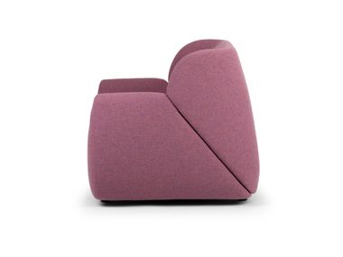 ALADDIN Fabric armchair with armrests By True Design