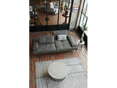 ALAN | Leather sofa By Gobbo Salotti design Itamar Harari