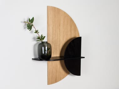Semi-circle wall shelf with hidden storage ALBA M - SEMI-CIRCLE By ...