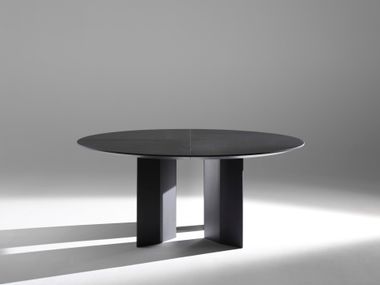 PRAIA ROUND Round wooden table By ALBEDO