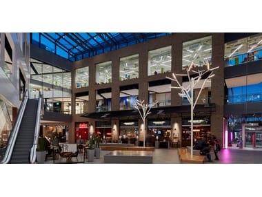 ALBERO LED stainless steel street lamp By iGuzzini | design Enzo Eusebi