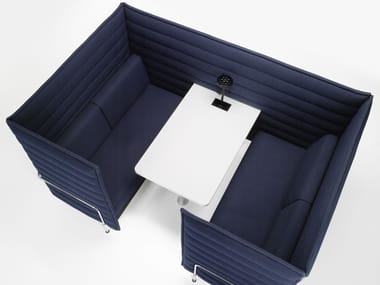 Multimedia fabric office booth ALCOVE CABIN Alcove Sofa Collection By ...