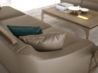 ALEXANDER 3 seater leather sofa By A.R. Arredamenti