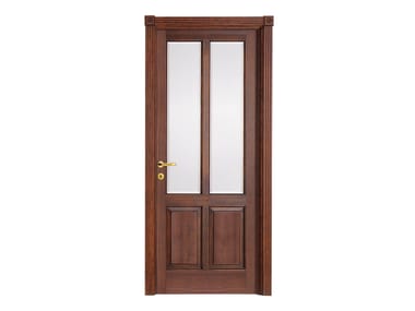 Hinged solid wood door ALFIERI Massello Antico Collection By DIERRE