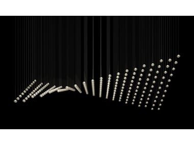 ALGORITHM Blown glass pendant lamp By Vibia | design Toan Nguyen