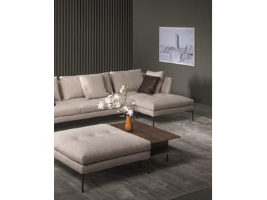ALIANTE | Sofa with chaise longue Fabric sofa with chaise longue By ...