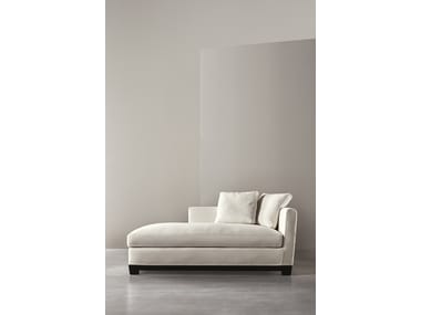 ALLEN Upholstered fabric day bed By Meridiani