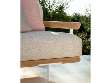 ALLURE 4 seater fabric and Accoya wood garden sofa By Talenti | design ...