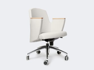 AMADEUS Swivel upholstered office chair By Ares Line | design Giovanni ...