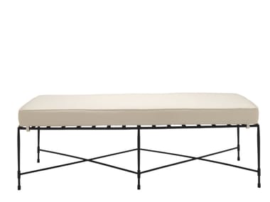 AMALFI Stainless steel backless bench By JANUS et Cie