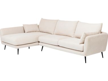 AMALFI Polyester sofa with chaise longue By KARE Design
