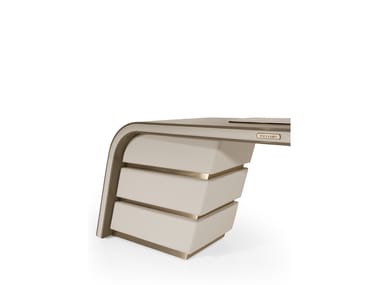 STARLIGHT Rectangular office desk with drawers By Visionnaire