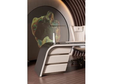 STARLIGHT Rectangular office desk with drawers By Visionnaire