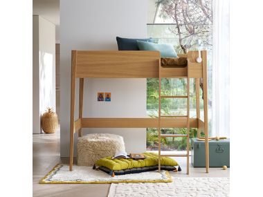 ALCESTE Loft wood veneer bed By AMPM