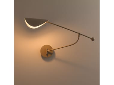 FUNAMBULE Adjustable metal wall lamp By AMPM