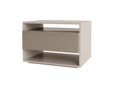 CLIO Mesa-de-cabeceira retangular de madeira com gavetas By ANA ROQUE ...