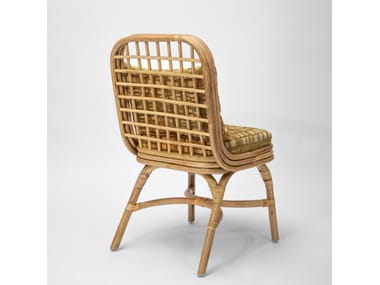 ANNKA | Chair Upholstered rattan chair By POPUS EDITIONS | design ...