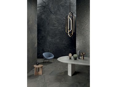 Indoor/outdoor porcelain stoneware wall/floor tiles with stone effect ...