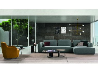 ANYWAY Sectional fabric sofa with chaise longue By Bodema | design ...