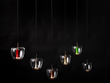 APPLE MOOD SMALL CANOPY pendant lamp By Quasar