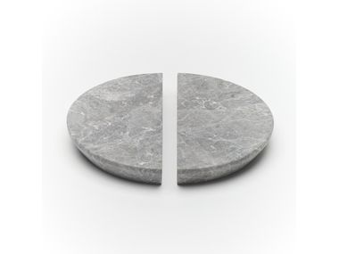 ARC | Marble furniture handle Tundra Grey marble furniture handle By Lo ...