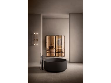ARC Freestanding round Solid Surface bathtub By INBANI | design Norm Architects
