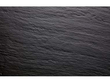 ARDESIA - NERO A SPACCO Ceramic slab for horizontal surfaces By Laminam