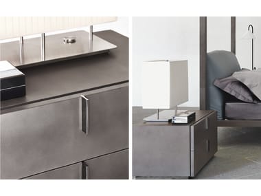 ARI | Bedside table By Flou design Mario Dell'Orto, Emanuela Garbin