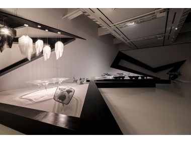 ARIA Pendant lamp By Slamp | design Zaha Hadid Design