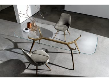 ARKOS SHAPED | Rectangular table Arkos Collection By Sovet italia design Gianluigi Landoni