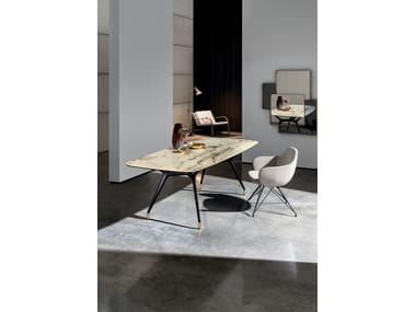 ARKOS SHAPED | Rectangular table Arkos Collection By Sovet italia design Gianluigi Landoni