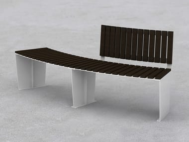 ARMONIA | Curved Bench Curved steel bench By LAB23 | design Gibillero ...