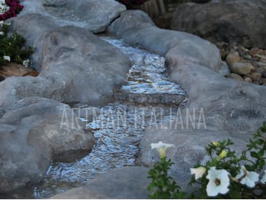 Fiberglass Cascade Fountain ARTIFICIAL STREAMS By ARTMAN ITALIANA