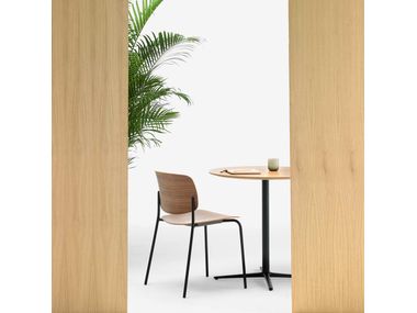 ARYN WOOD Stackable oak chair By INCLASS | design Jonathan Prestwich