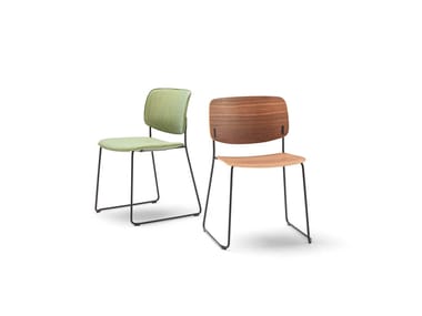 ARYN WOOD | Sled base chair By INCLASS design Jonathan Prestwich