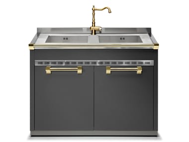 ASCOT 120 | Kitchen unit for sinks By Steel