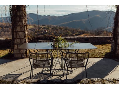 ATAMAN MESH Rectangular garden table By Garda Furniture | design AM Studio