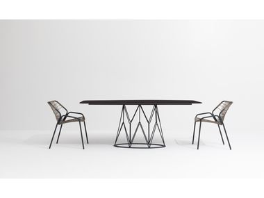 ATAMAN MESH Rectangular garden table By Garda Furniture | design AM Studio