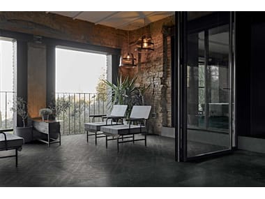 Porcelain stoneware wall/floor tiles with stone effect ATMOSPHÈRES DE ...