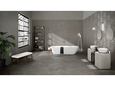 Porcelain stoneware wall/floor tiles with stone effect ATMOSPHÈRES DE ...