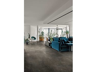 Porcelain stoneware wall/floor tiles with stone effect ATMOSPHÈRES DE ...